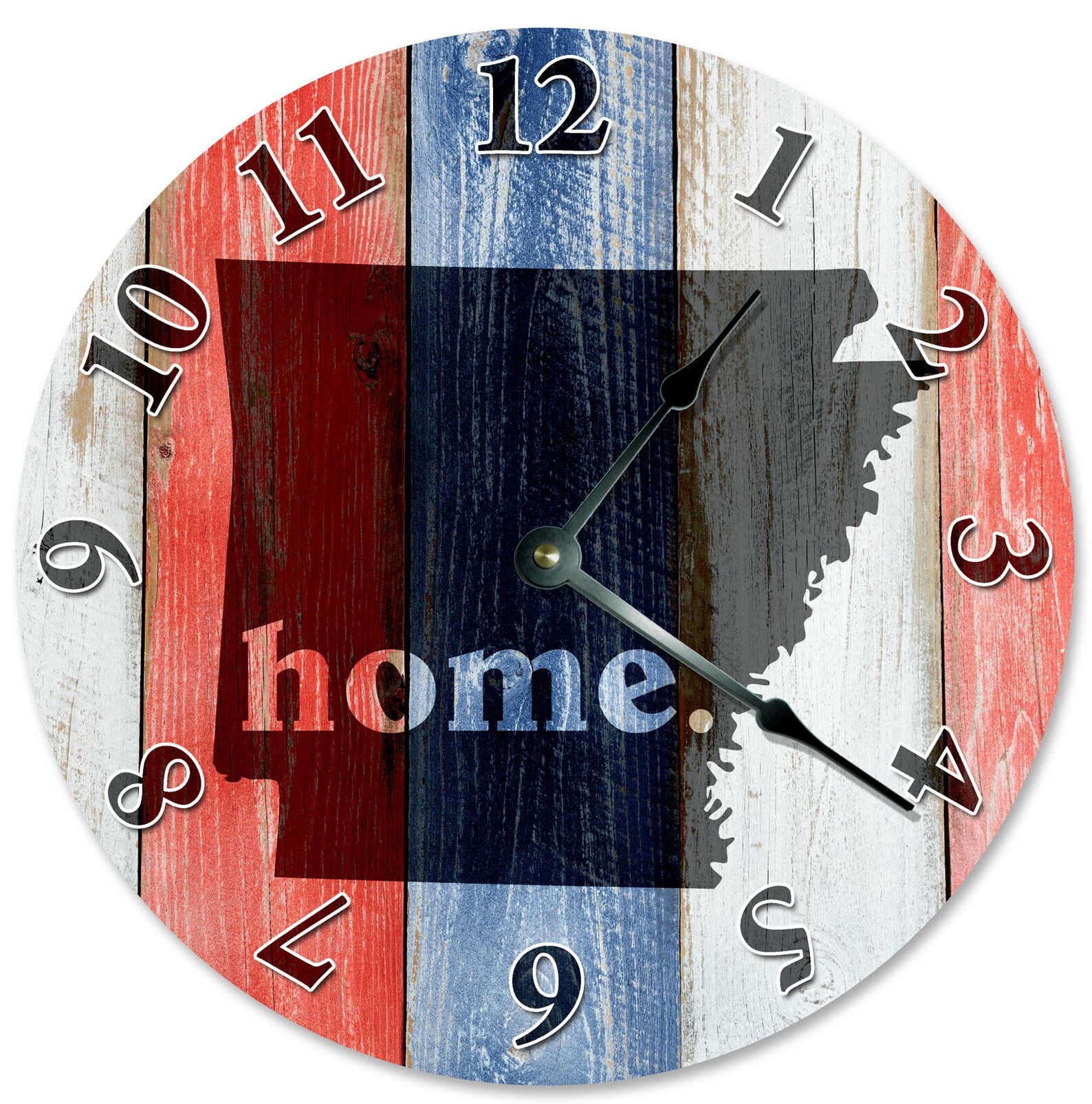 10.5 ARKANSAS Clock Living Room Clock Large - Etsy