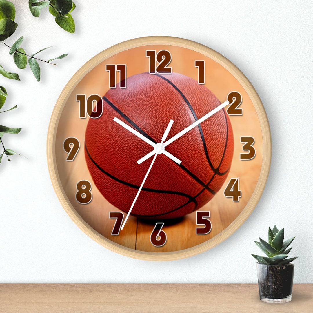 10 BASKETBALL SPORTS DECOR Wall Clock Fathers Day Gift From Son ...