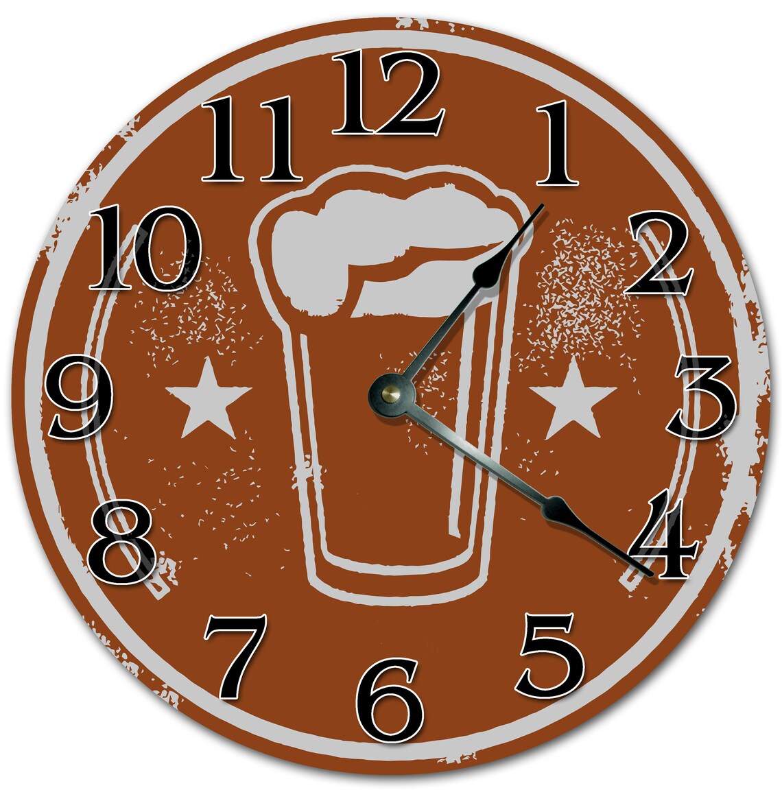 10.5 BUBBLY BEER Clock Living Room Clock Large | Etsy