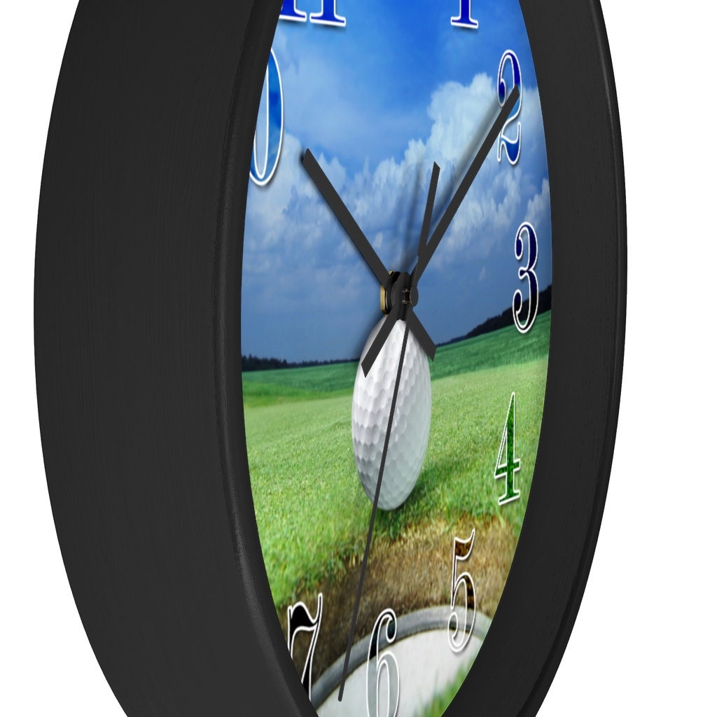 10 SILENT GOLF CLOCK Fathers Day Gift From Son Dad | Etsy