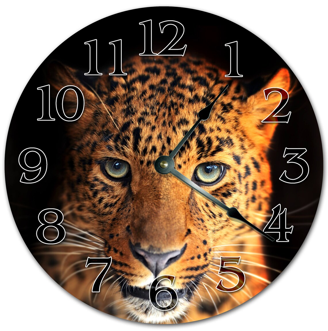 Forest Jaguar Wall Clock: 10.5" Silent Wood Decor - Etsy
