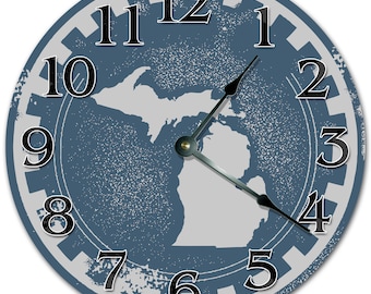 10.5 MICHIGAN STATE Clock Living Room Clock Large | Etsy