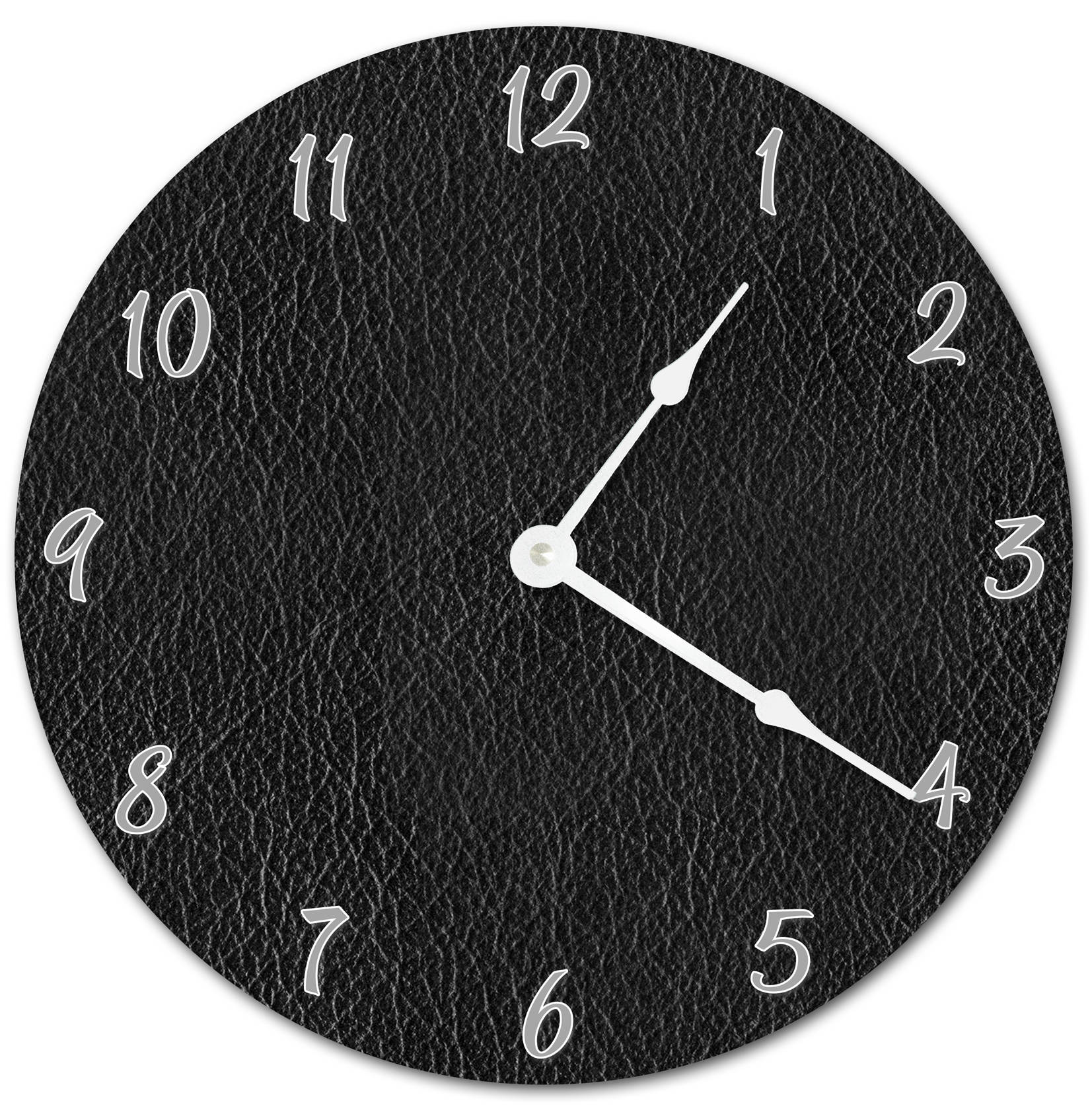 10.5 Black ROUGH Design Clock Living Room Clock | Etsy