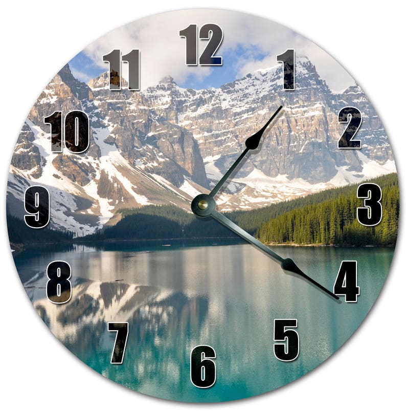 10.5 MAJESTIC RIVER Clock Living Room Clock Large - Etsy