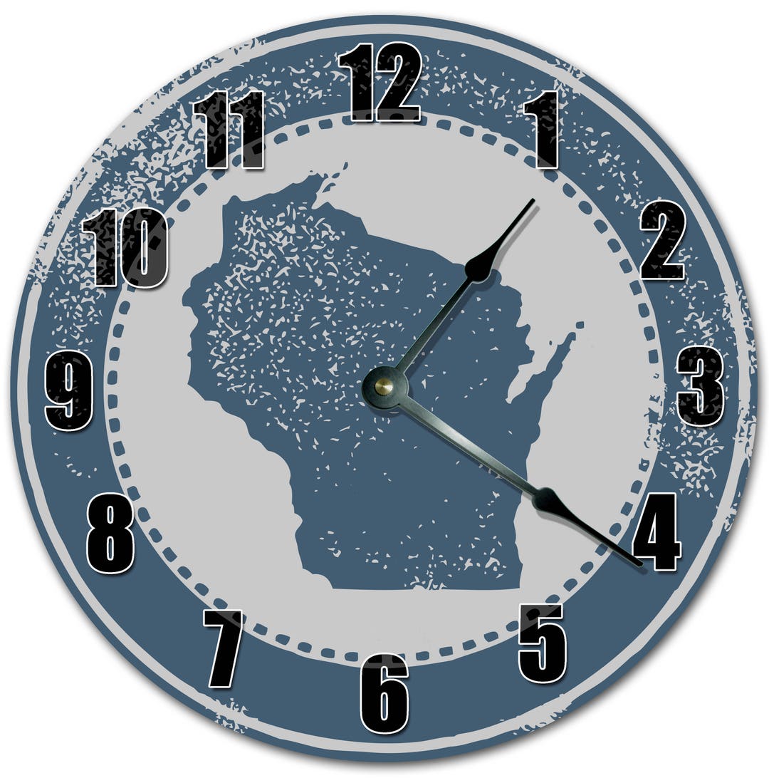 10.5 MICHIGAN STATE Clock Living Room Clock Large - Etsy