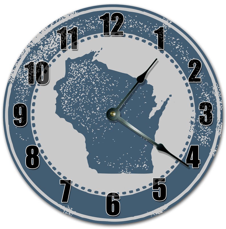 10.5 MICHIGAN STATE Clock Living Room Clock Large | Etsy