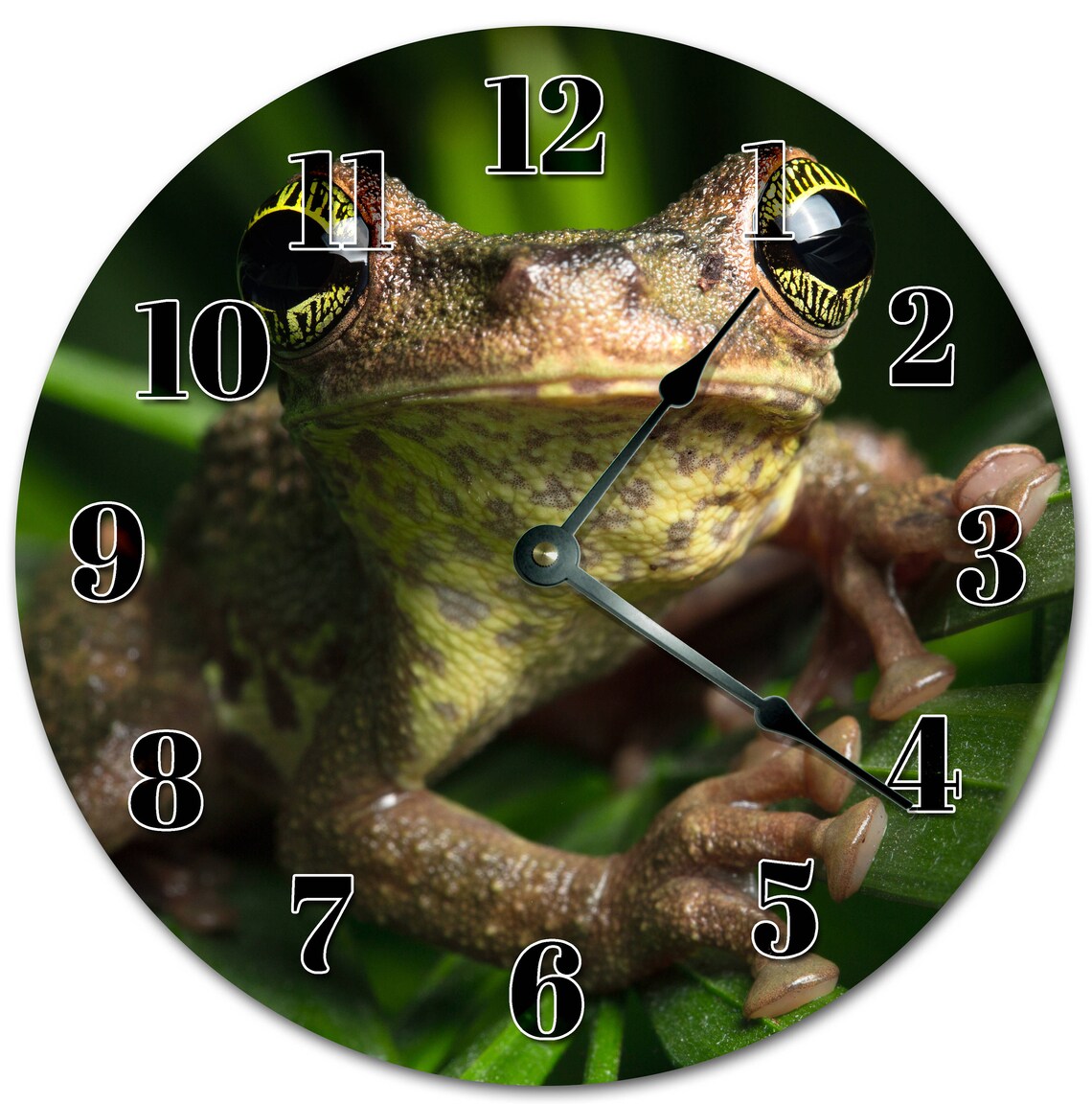 10.5 STARING FROG Clock Living Room Clock Large - Etsy