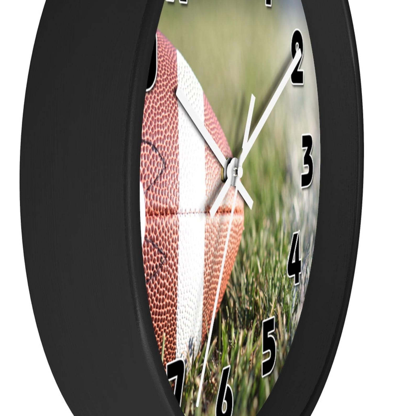 10 Silent Wall Clocks FOOTBALL WALL CLOCK Personalized | Etsy
