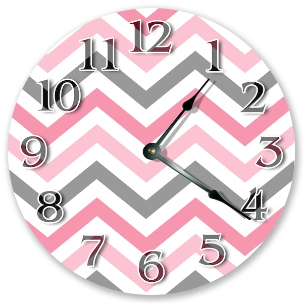 Chevron Wall Clock - Etsy