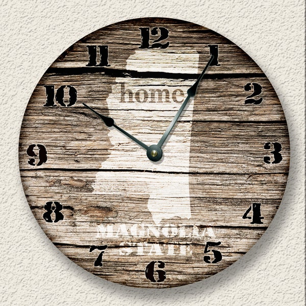 Magnolia Clock - Etsy