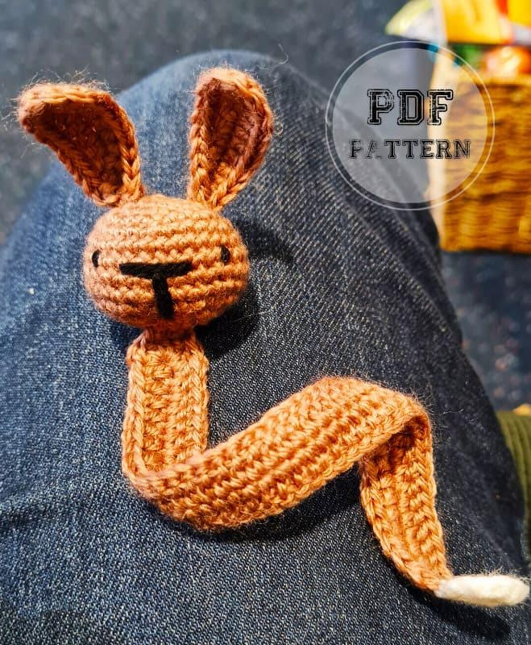 Crochet Bunny Bookmark PDF Pattern, Easy Amigurumi Bookmark Tutorial ...