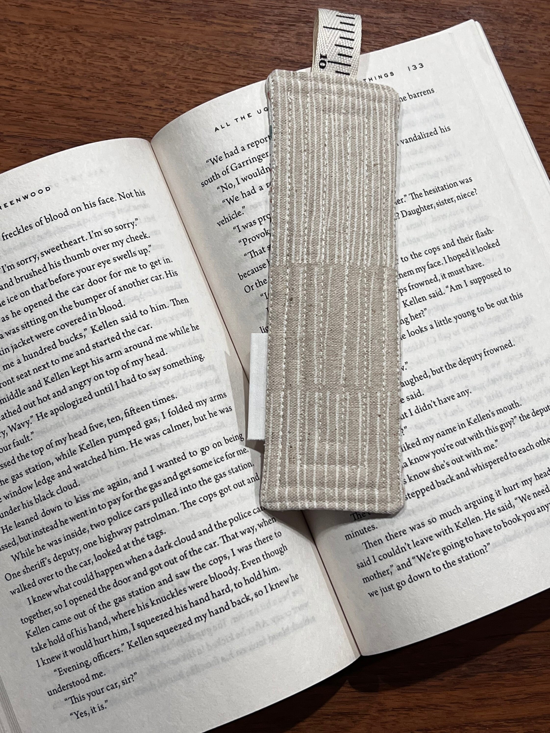 Handmade Fabric Bookmark Quilted Bookmark - Etsy UK