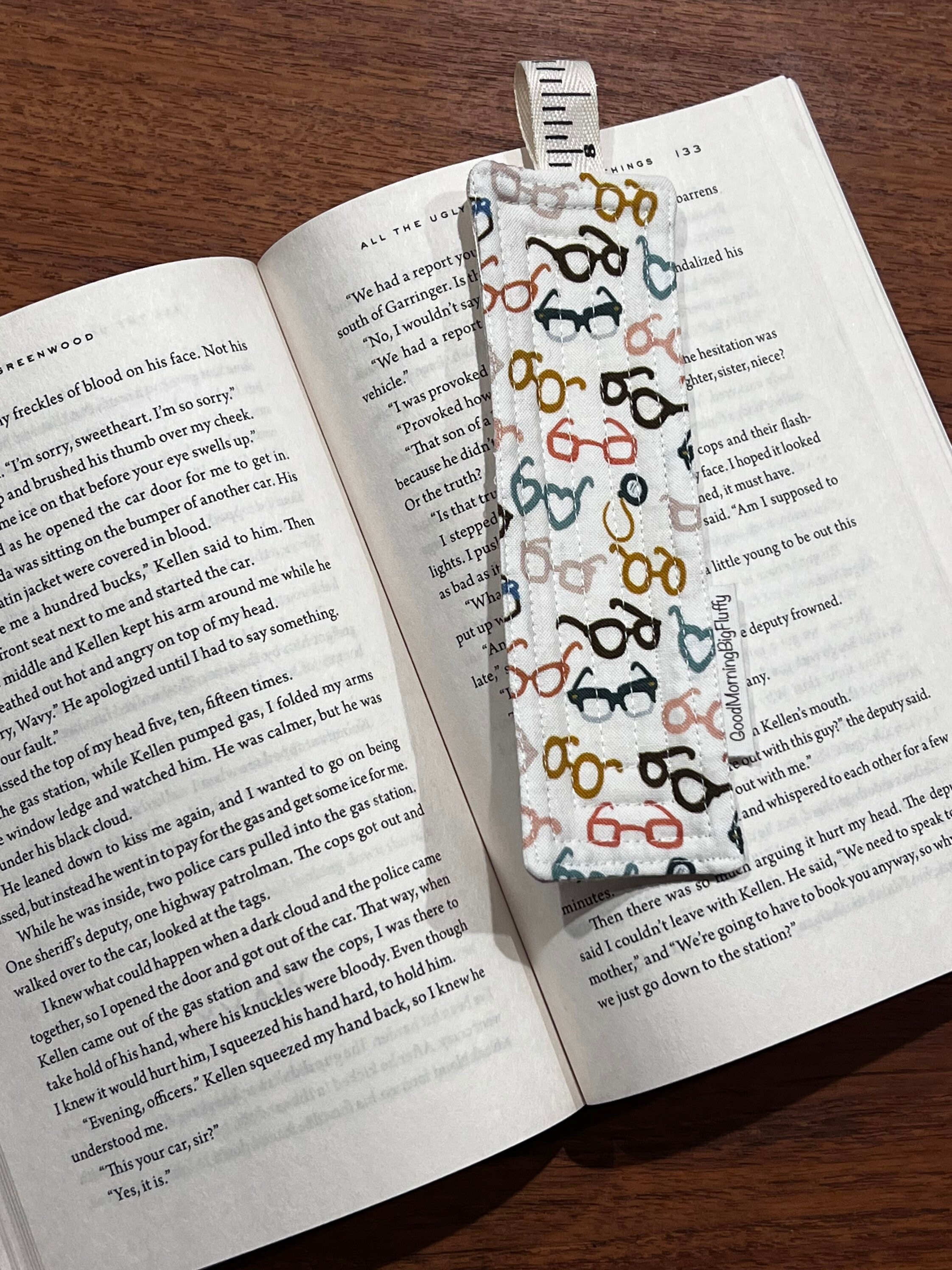 Handmade Fabric Bookmark Quilted Bookmark - Etsy UK