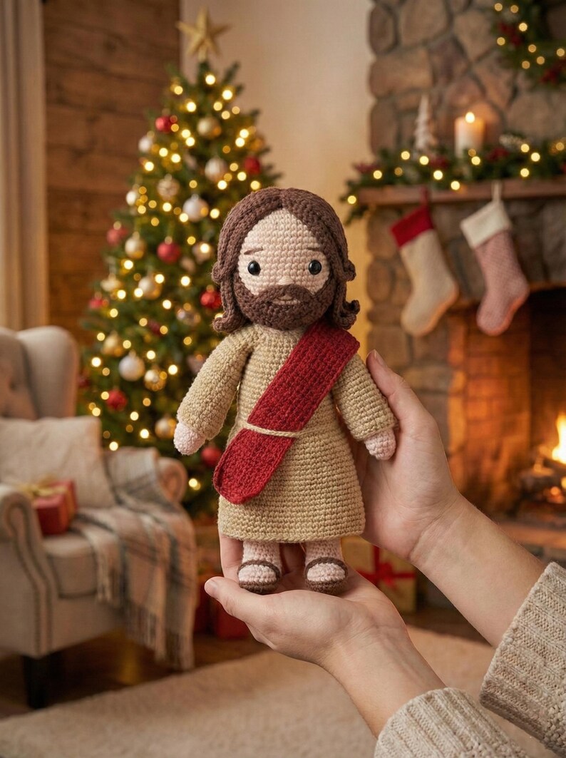 Jesus Crochet Pattern, Amigurumi Jesus Doll Pattern, Christian Plush ...