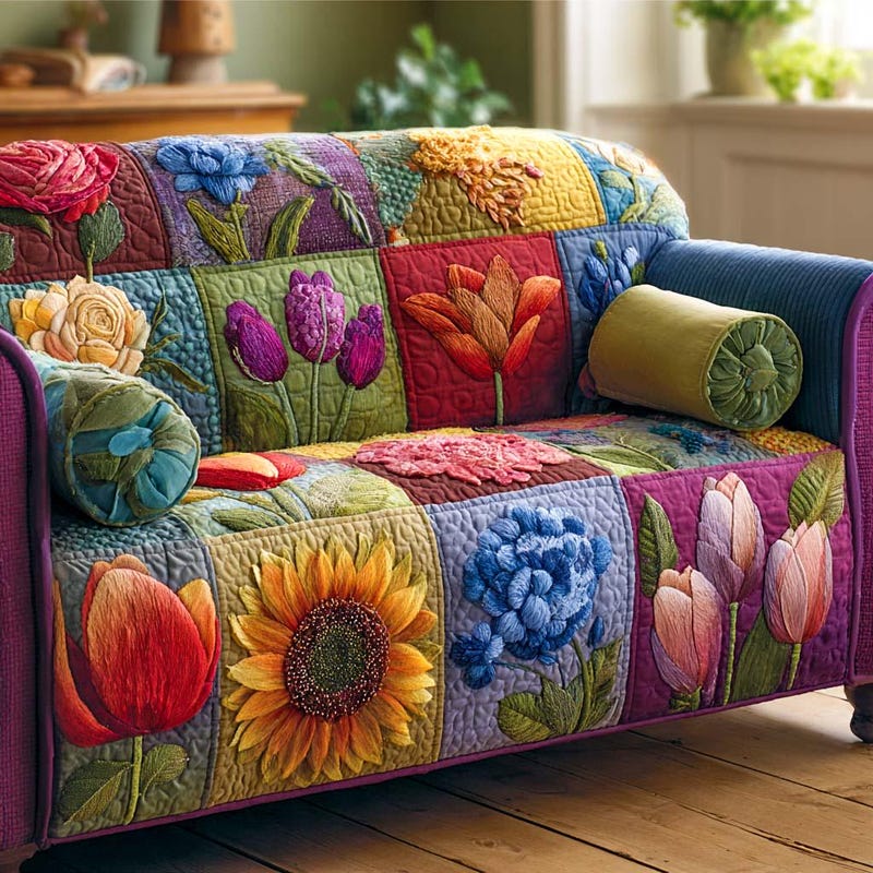 Patchwork Couch Covers - Etsy