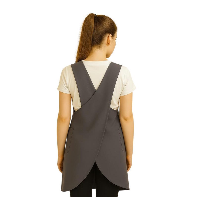 Cross-back Apron Sewing Pattern PDF • Easy Beginner Apron • Japanese ...