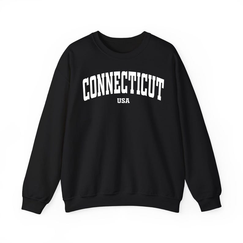Connecticut Usa Sweatshirt Hoodie T-shirt: New England Colonial Coastal ...