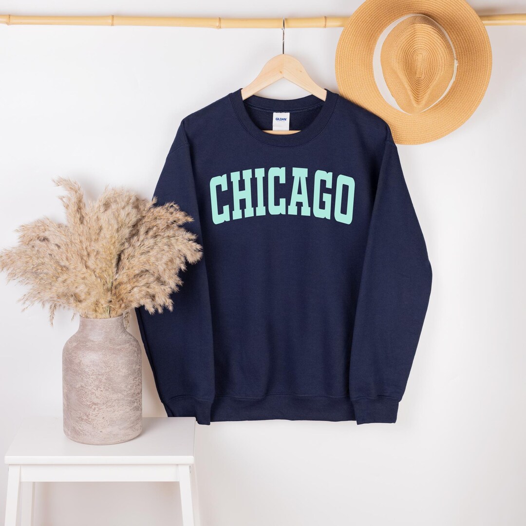 Chicago Sweatshirt Hoodie and T-shirt: Minimalist Windy City Illinois ...
