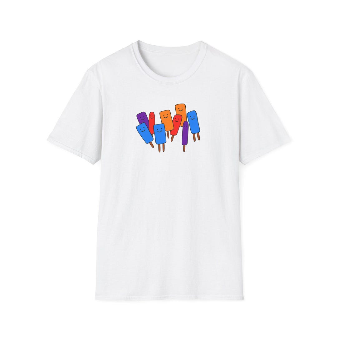 Happy Popsicle Friends T-shirt - Etsy
