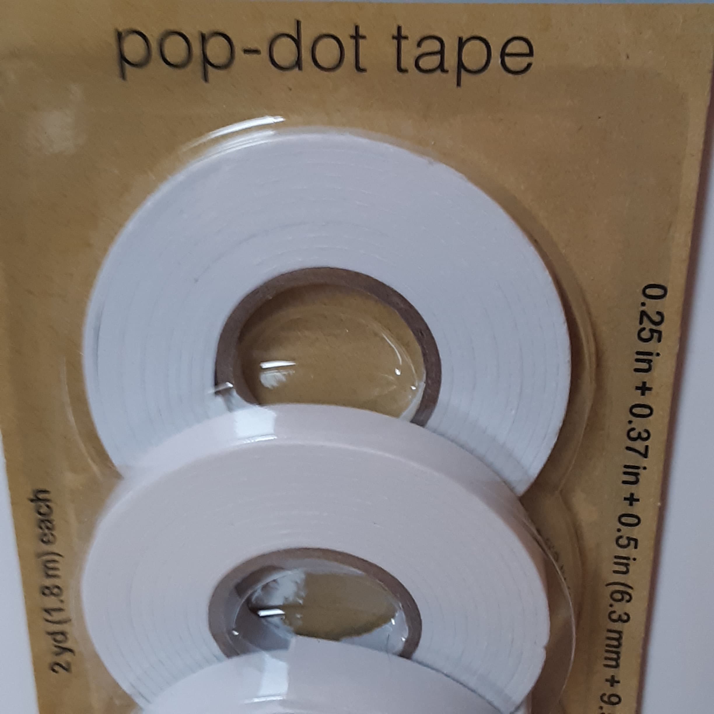 Crafters Square Pop Dot Tape, 3 Size Multi Pack. Double Sided Tape - Etsy