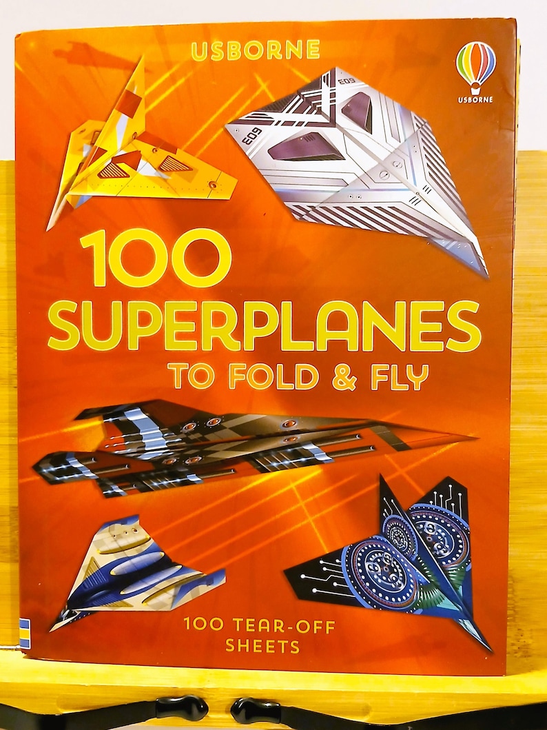 Usborne 100 Superplanes to Fold & Fly – Tear-off Activity Book With ...