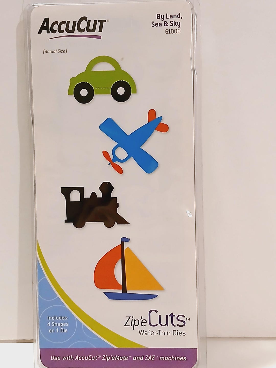 Accucut Transportation Die: Car, Plane, Train, Boat Shapes - Etsy