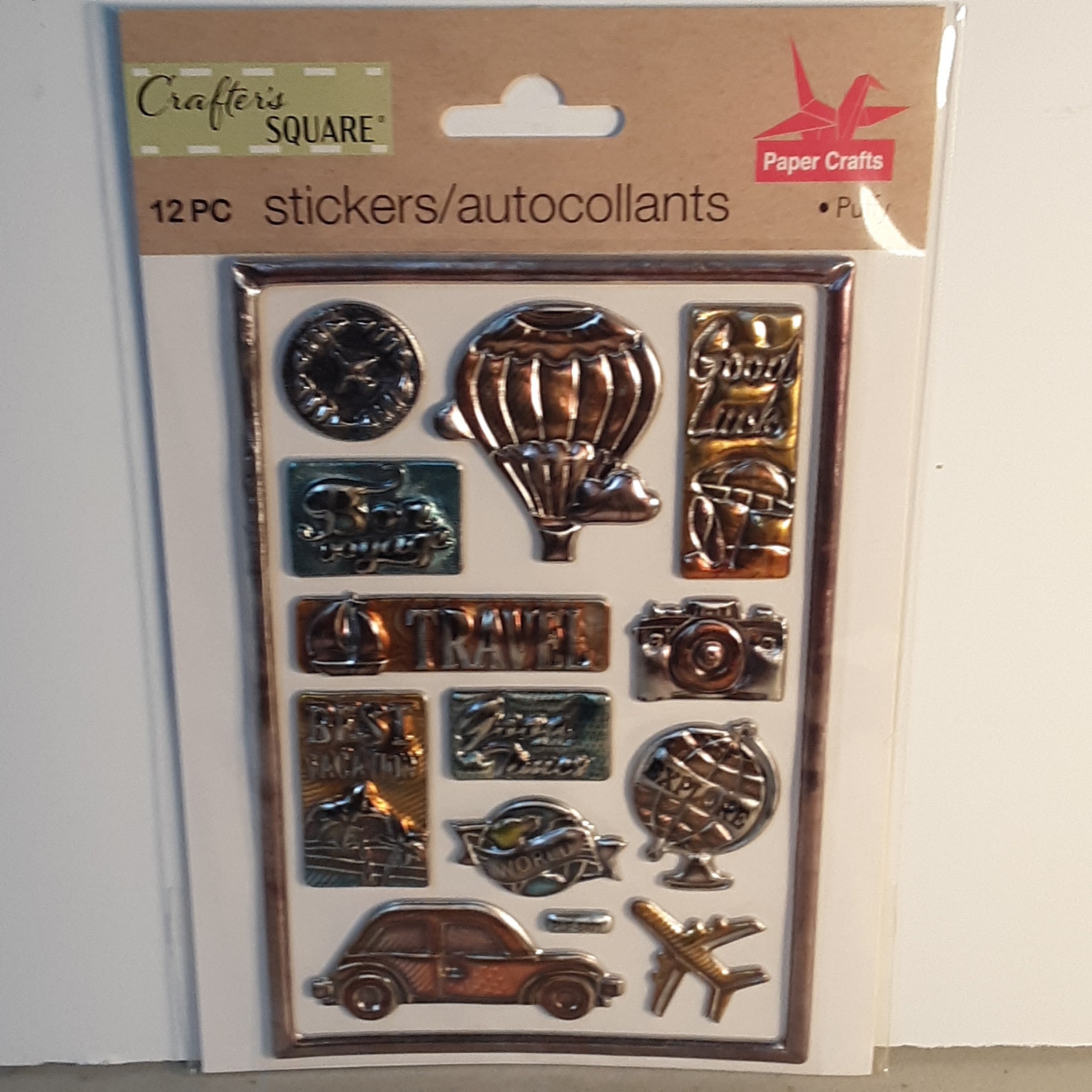 Crafter s Square 12 Piece Puffy Travel Themed Stickers Etsy crafter-s-square-12-piece-puffy-travel-themed-stickers-etsy