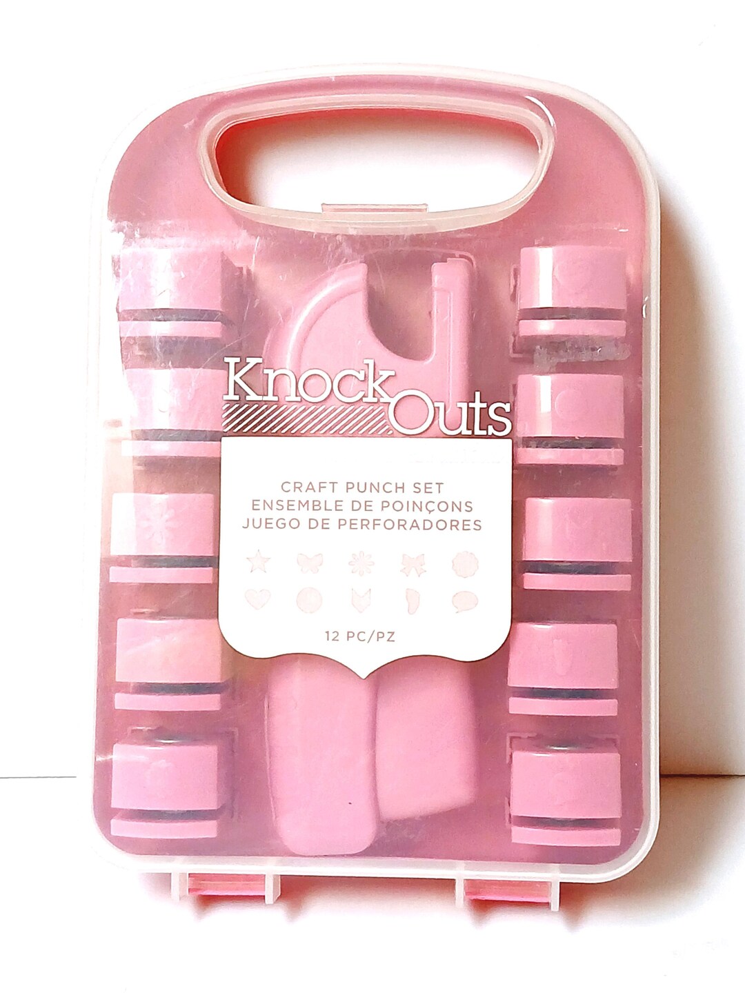 Knock Outs Craft Punch Set – 12-piece Mini Shape Punch Kit With Star ...