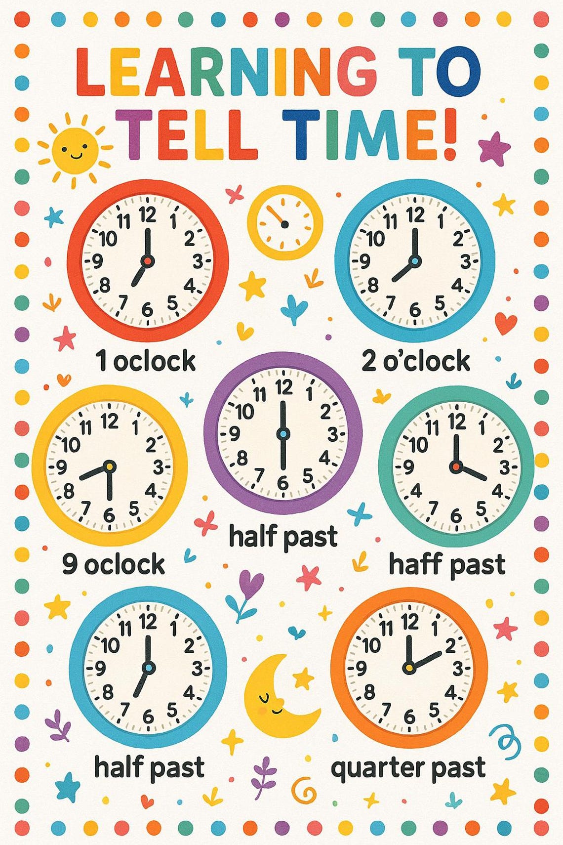 Preschool Learning Posters | Set of 5 Classroom Decor (digital Download ...