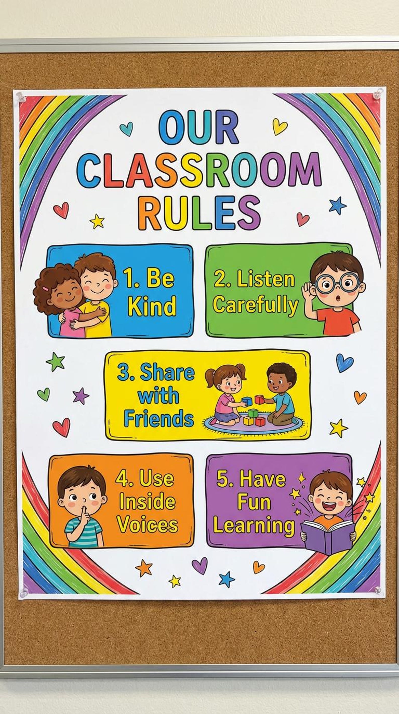 Preschool Learning Posters Set | Classroom Decor, Teacher Printables ...