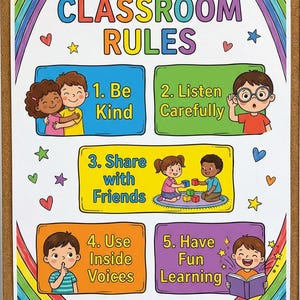 Preschool Learning Posters Set | Classroom Decor, Teacher Printables ...