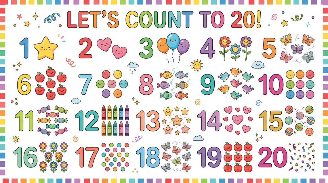 Preschool Learning Posters Set | Classroom Decor, Teacher Printables ...