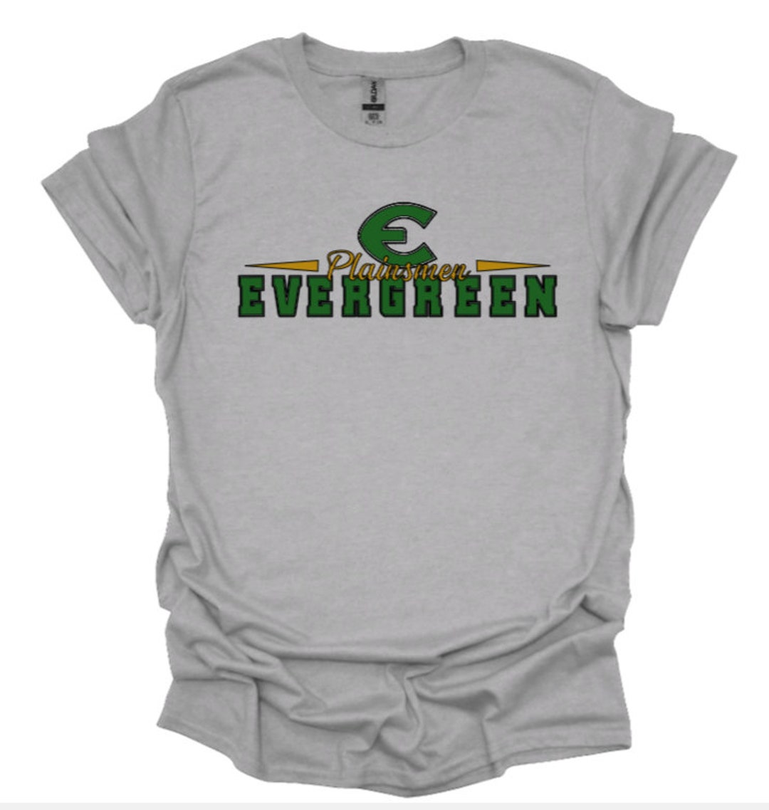 Evergreen High School Plainsman T-shirt. Multiple Color Options to ...
