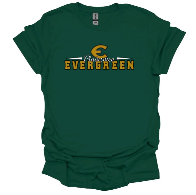 Evergreen High School Plainsman T-shirt. Multiple Color Options to ...