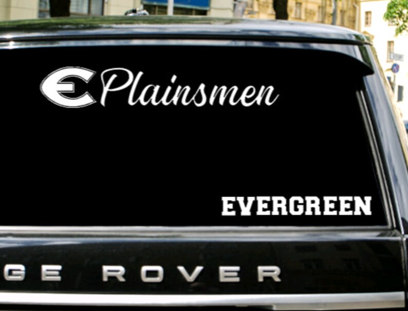Evergreen High School Car Decals | Die Cut | WATERPROOF | Multiple ...