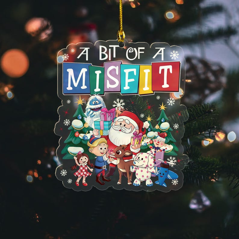 Rudolph the Red Nosed Reindeer Ornament, A Bit of A Misfit Frosty ...