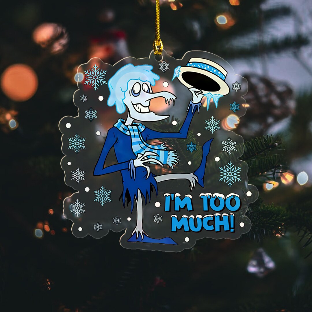 I'm Too Much Snow Miser Christmas Ornament, Miser Brothers Xmas Tree ...