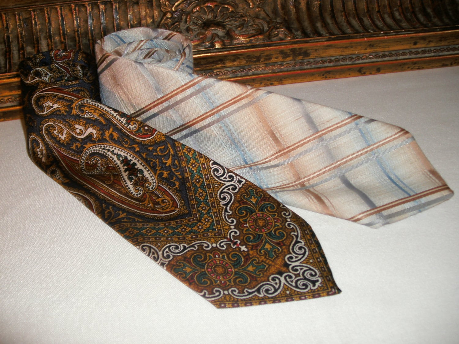 Vintage 1980's Men's Skinny Ties - Etsy