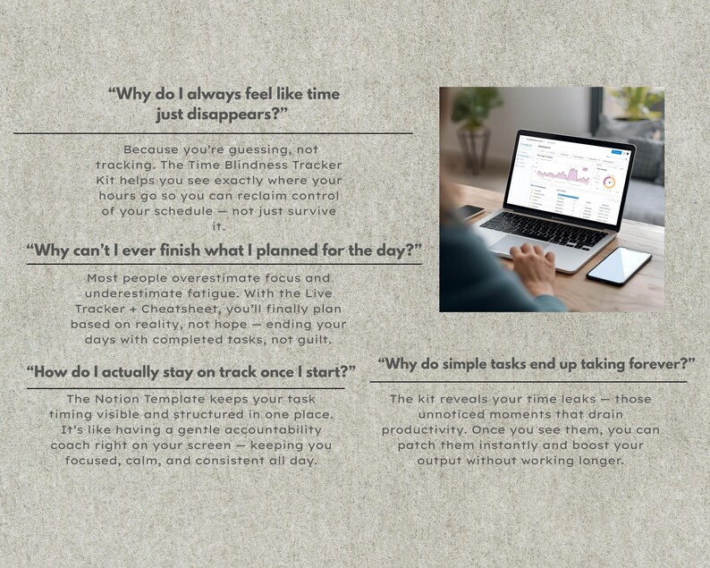 ADHD Time Management: Time Blindness Tracker Notion Template (printable ...