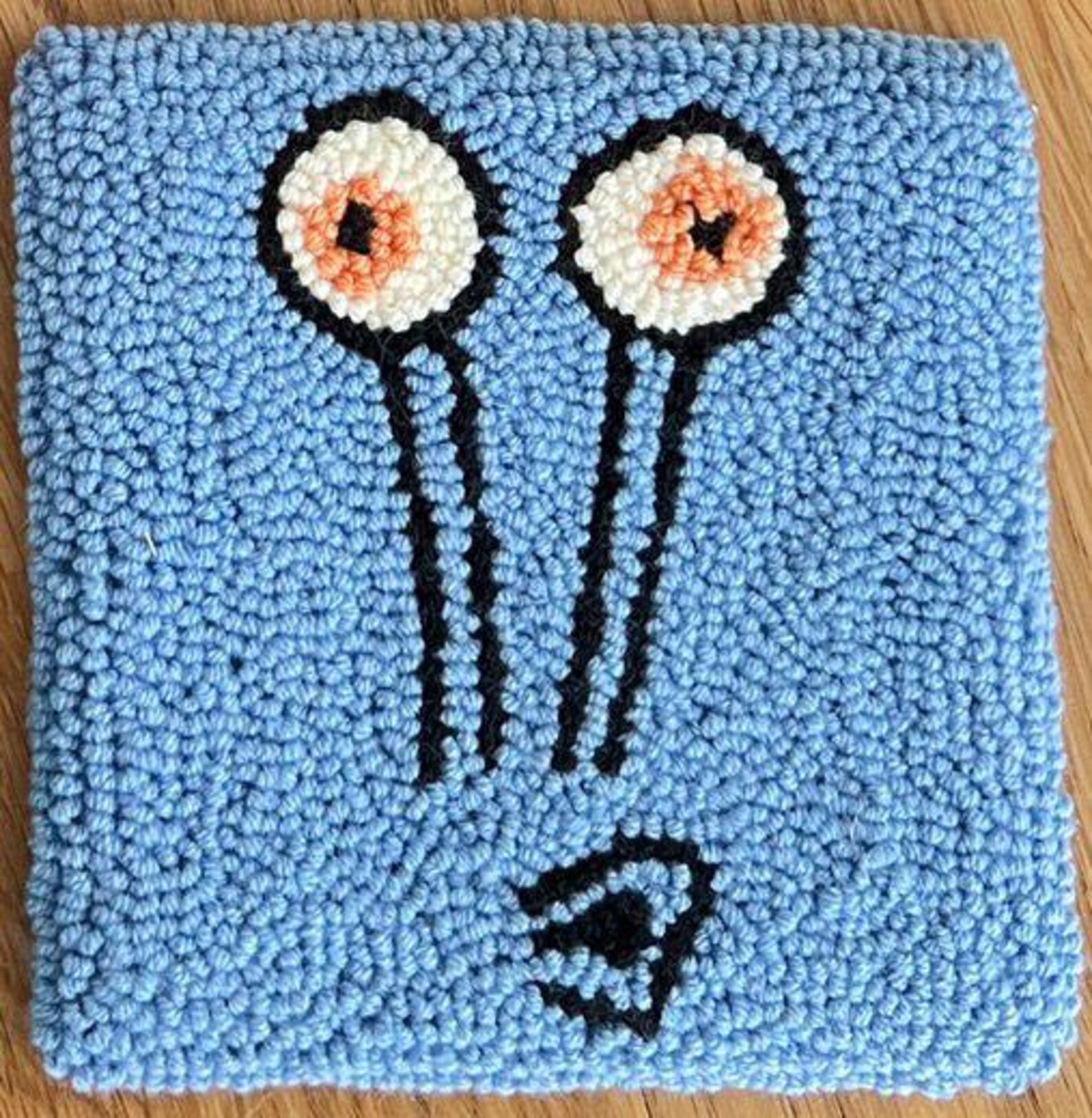 Cartoon Sponge Punch Needle Coaster, Cartoon Mug Mats, Fun Drink Rug ...