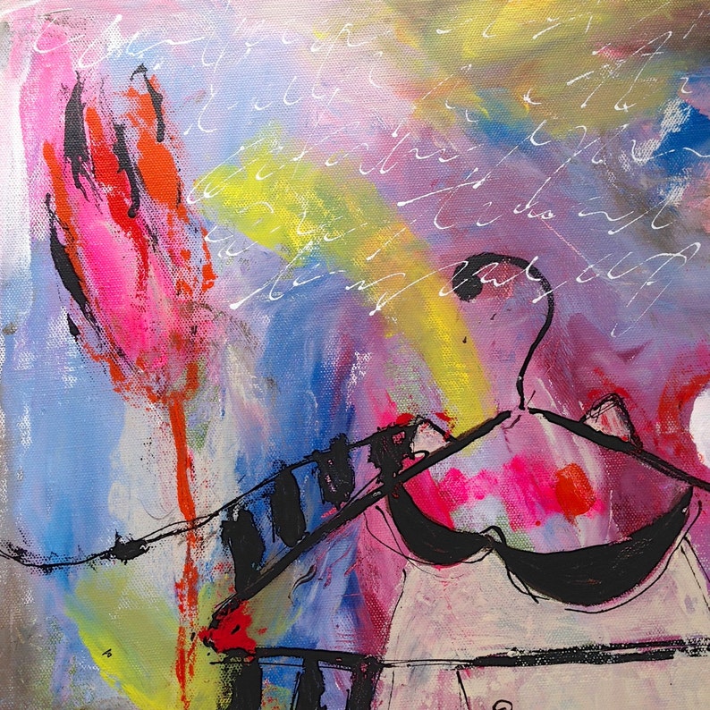 Original Acrylic Painting on Stretched Canvas - Etsy