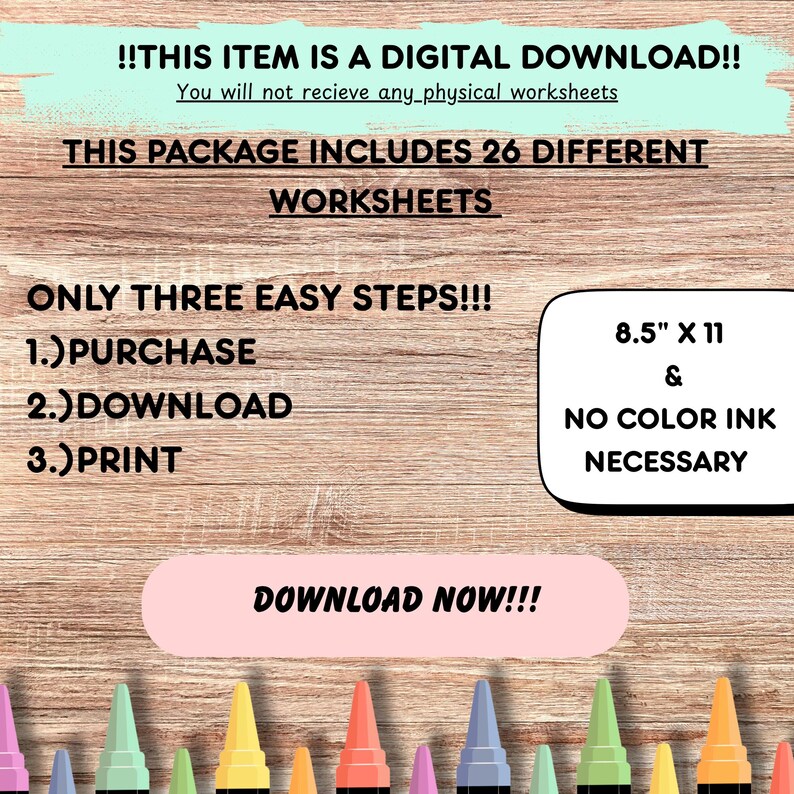 A–Z Alphabet Tracing Worksheets – 26 Printable Activity Pages for ...