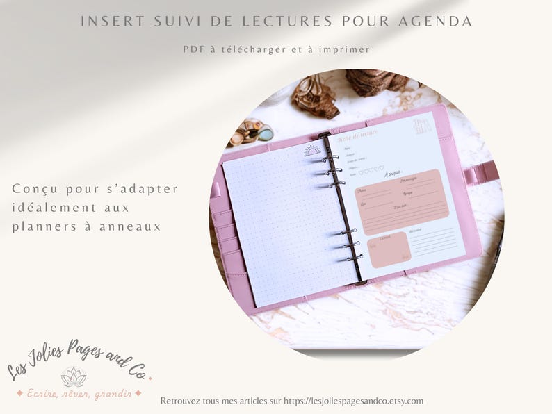 Printable PDF Reading Tracker for Your Planner (french) - Etsy Canada
