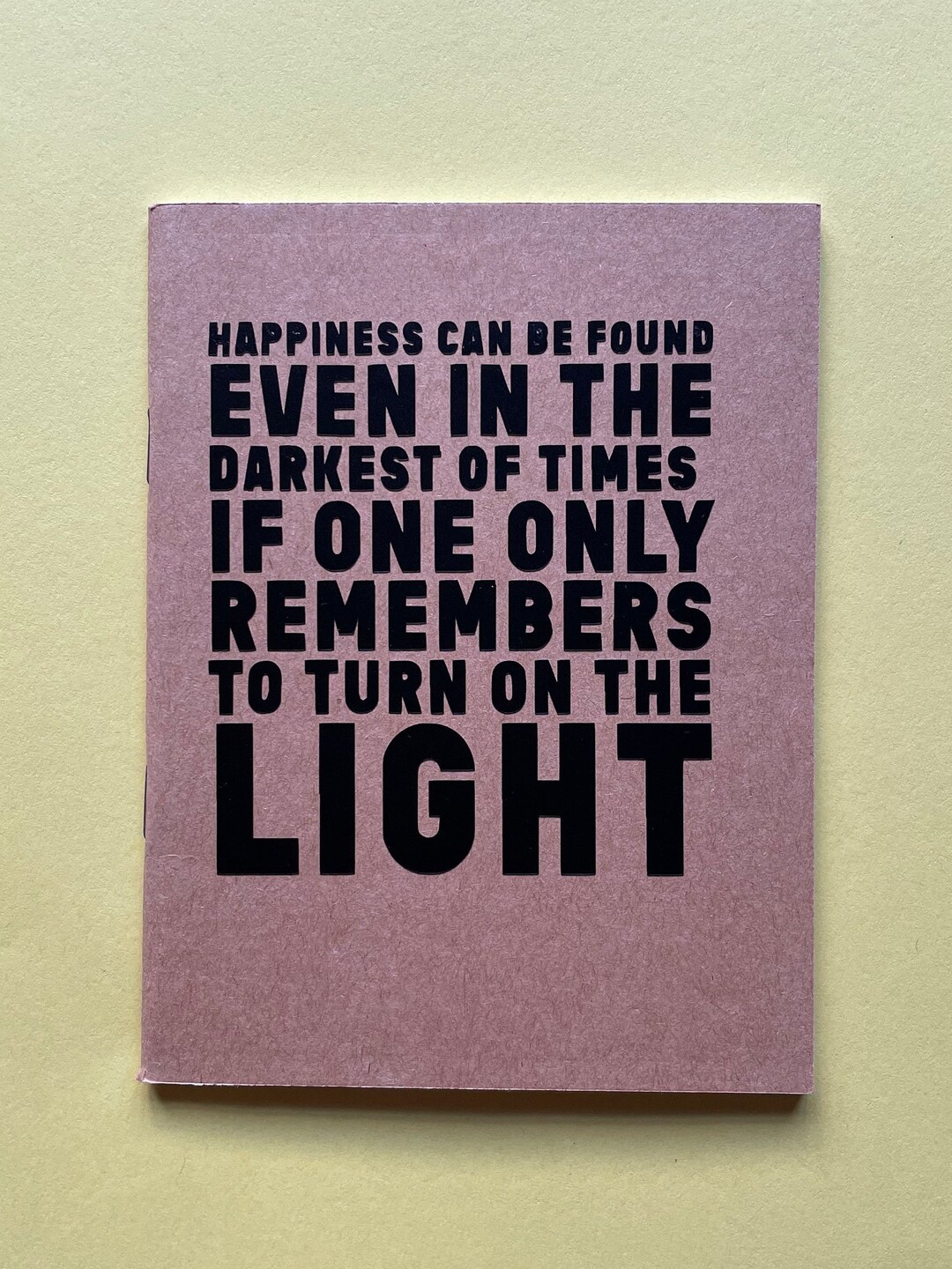 Harry Potter Dumbledore A6 Kraft Notebook Blank Pages Handmade Note ...