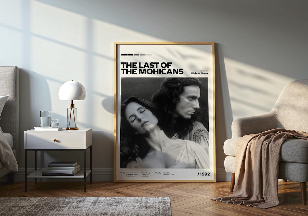 The Last of the Mohicans Movie Poster – Epic Historical Film Wall Art ...