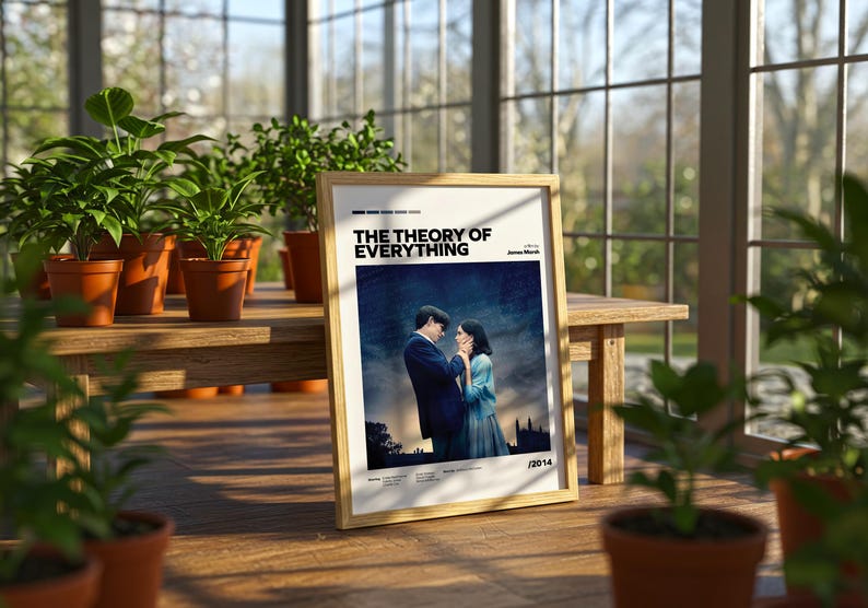 The Theory of Everything Movie Poster – Love, Science Film Art | Eddie ...