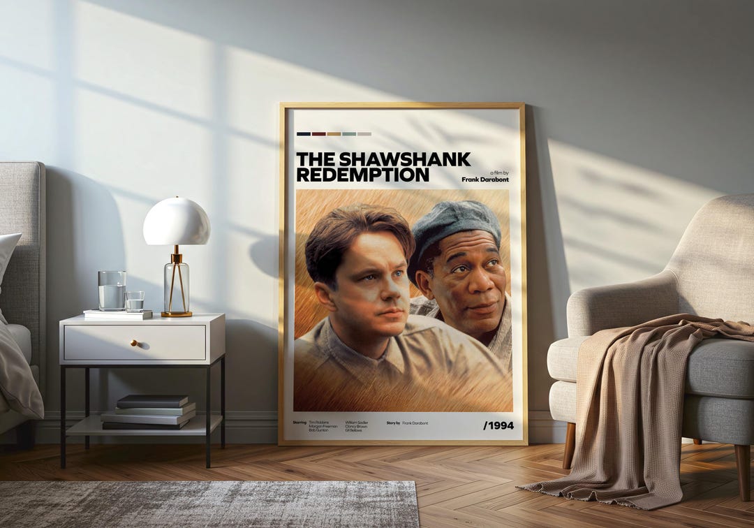 The Shawshank Redemption Movie Poster – Iconic Prison Drama | Morgan ...