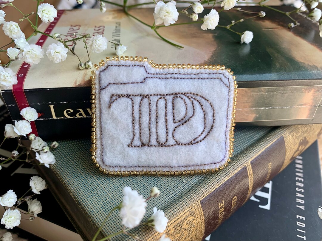 Taylor Swift Embroidered Felt Patch the Tortured Poets Department TTPD ...