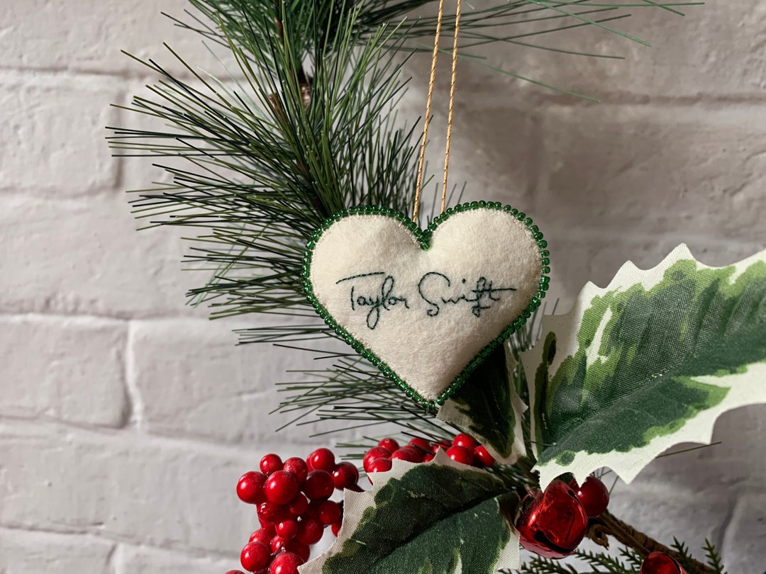 Taylor Swift Felt Embroidered Ornament Eras Tour Limited - Etsy Taylor Swift Felt Embroidered Ornament Eras Tour Limited - Etsy