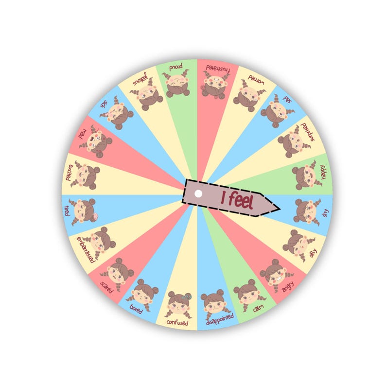 Feelings and Behavior Wheel | Preschool Social Emotional, Learning ...
